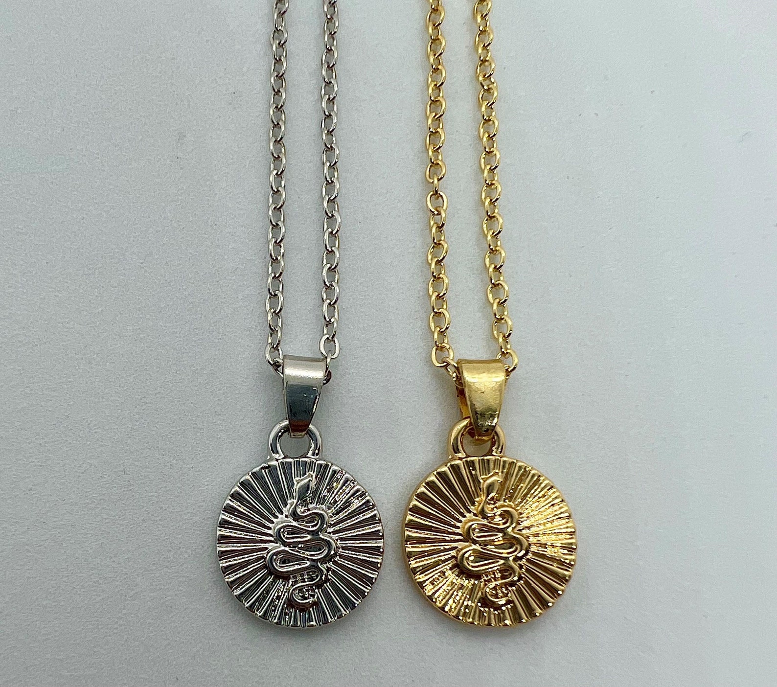 Dainty Matching Necklaces, His and Hers Jewellery, Minimalist ...