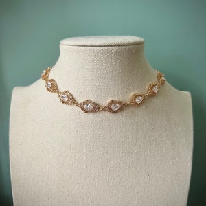 Regal Fantasy Ruby Red Choker Necklace, Elegant Regency Royalcore ...