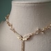 Gold Angelic Fairycore Choker Necklace, Dainty Angel Wings Princess ...