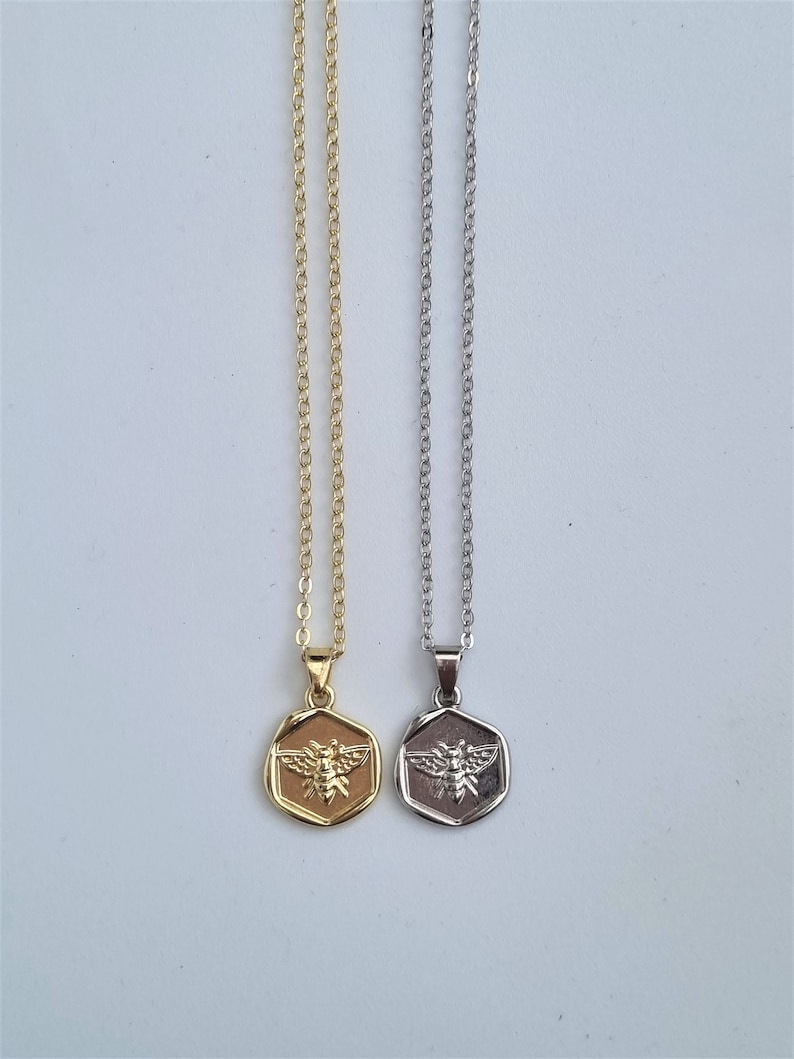 Mini Manchester Bee Necklace, Bumble Bee, Honey Bee | Cute Matching ...