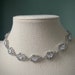 Regal Silver Choker Necklace, Elegant Regency Diamond Choker, Silver ...