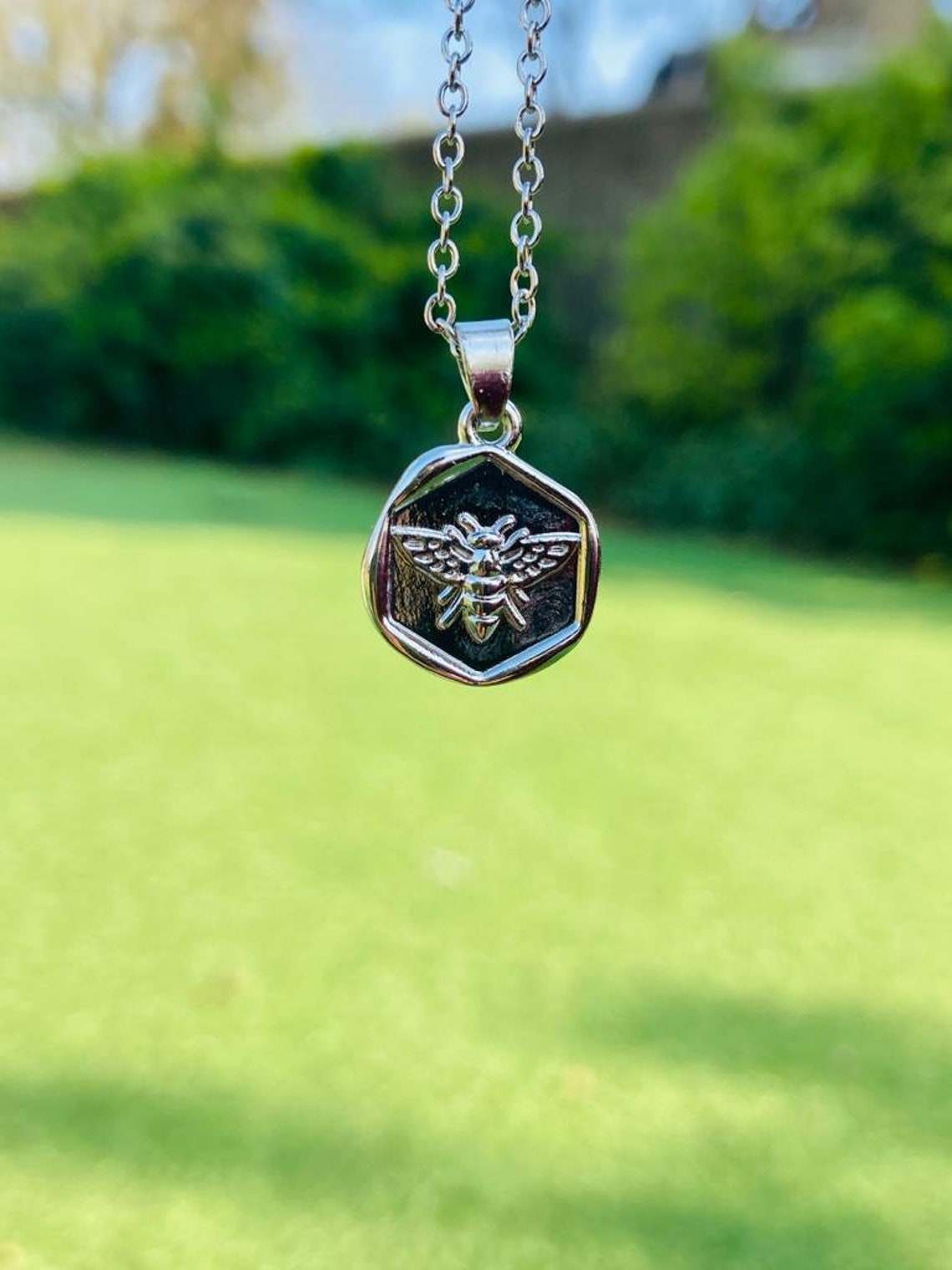 Mini Manchester Bee Necklace, Bumble Bee, Honey Bee | Cute Matching ...