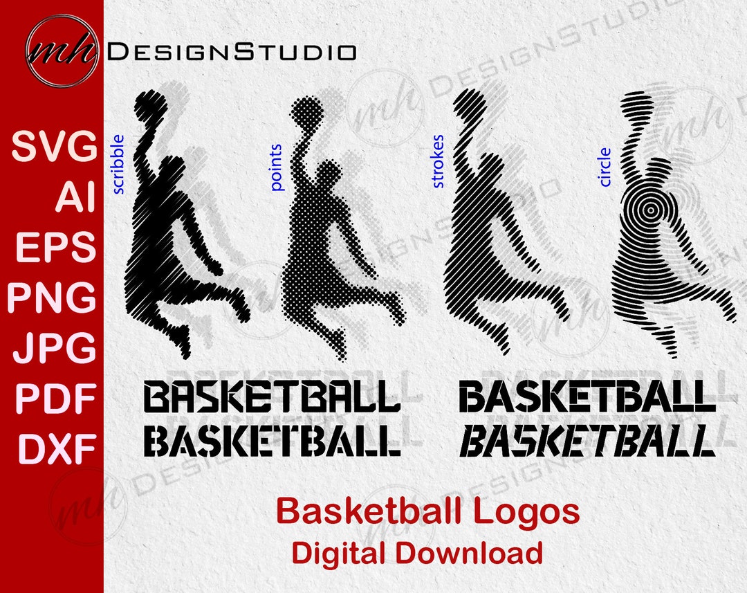 Basketball, Sport, Logo Lettering, Plotter File, SVG, AI, Eps, Dxf ...