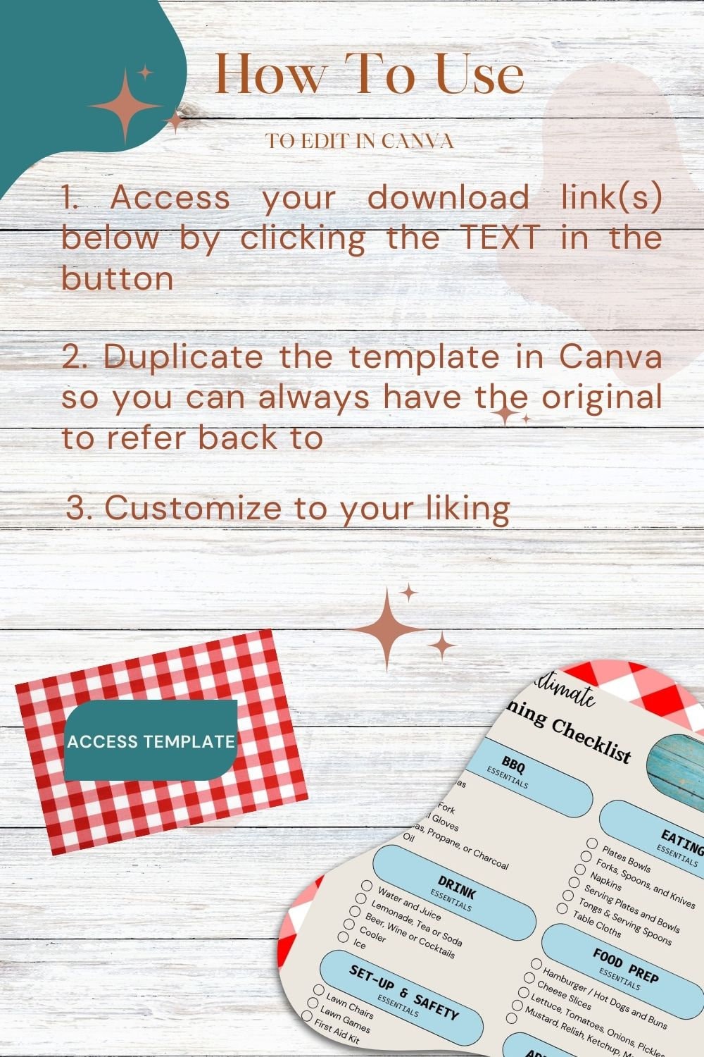 Ultimate BBQ Printable Party Checklist I Planner I Party Organizer I ...