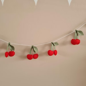 Cherries Nursery Decor, Cherries Garland, Cherries Wall Hanging ...