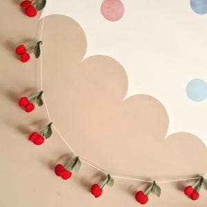 Cherries Nursery Decor, Cherries Garland, Cherries Wall Hanging ...