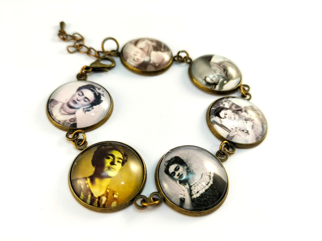 FRIDA BRACELET, Frida Kahlo Bracelet, Photography Bracelet, Folk ...