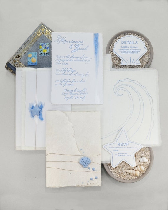 Ocean Waves Wedding Invitations