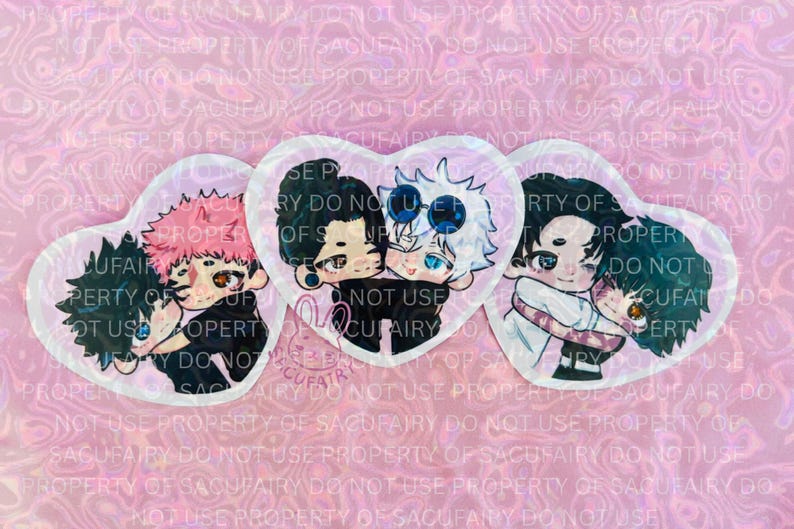 Sorcerer Anime Inspired Matte Stickers - Etsy