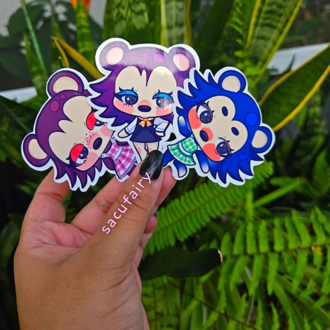 Animal Crossing Stickers: Able Sisters, Label, Mabel, Sable - Etsy