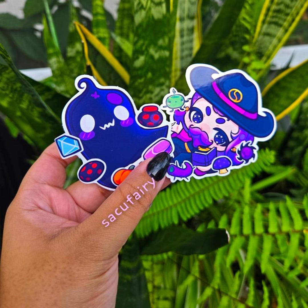 Stardew Valley Wizard and Krobus Stickers - Etsy