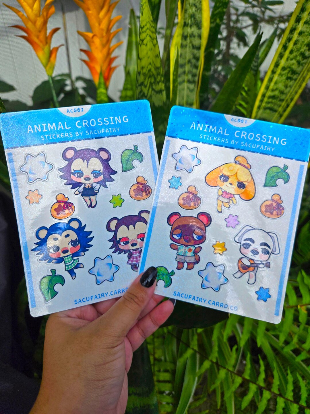 Animal Crossing Sticker Sheets 4.5x6 Able Sisters, Isabelle, KK Slider ...