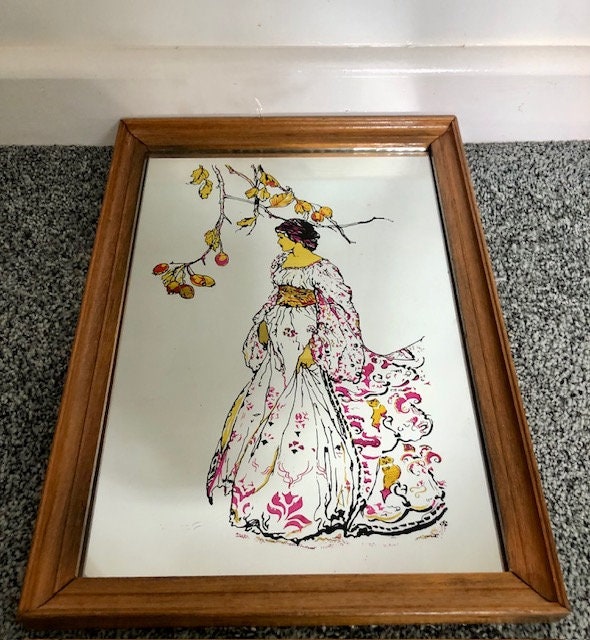 Vintage Lady Mirror - Etsy