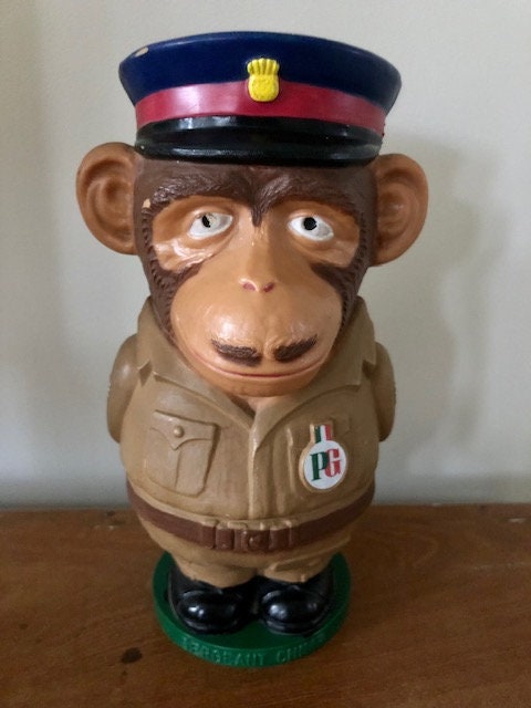 Vintage PG Tips Sergeant Chimp Money Box - Etsy