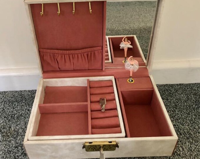 Vintage Ballerina Musical Jewellery Box - Swan Lake Tune - Etsy