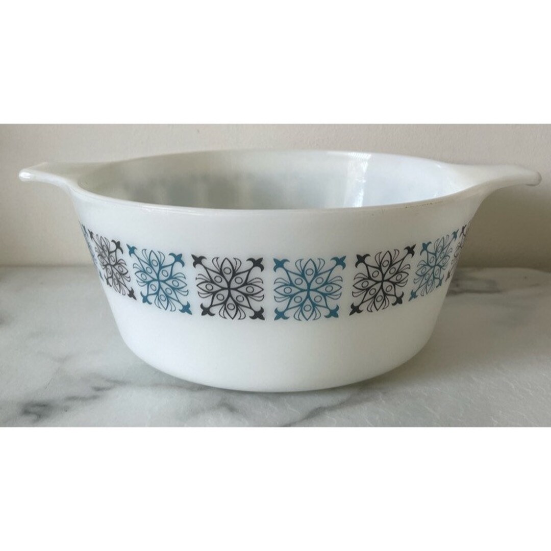Vintage JAJ Pyrex Chelsea Casserole Bowl - Etsy
