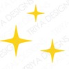 Twinkling Stars SVG Cut File | Shimmer, Sparkle, Four Pointed Star SVG Files | Instant Digital ...
