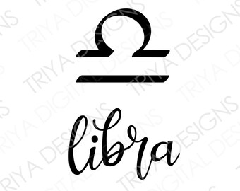 Libra Svg - Etsy