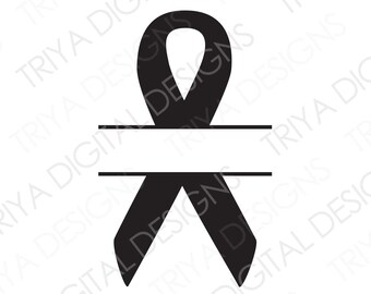 Collage Sheets Breast Cancer Awareness Ribbon Patterned Split Digital ...