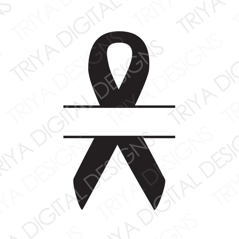 Cancer Ribbon Svg - Etsy