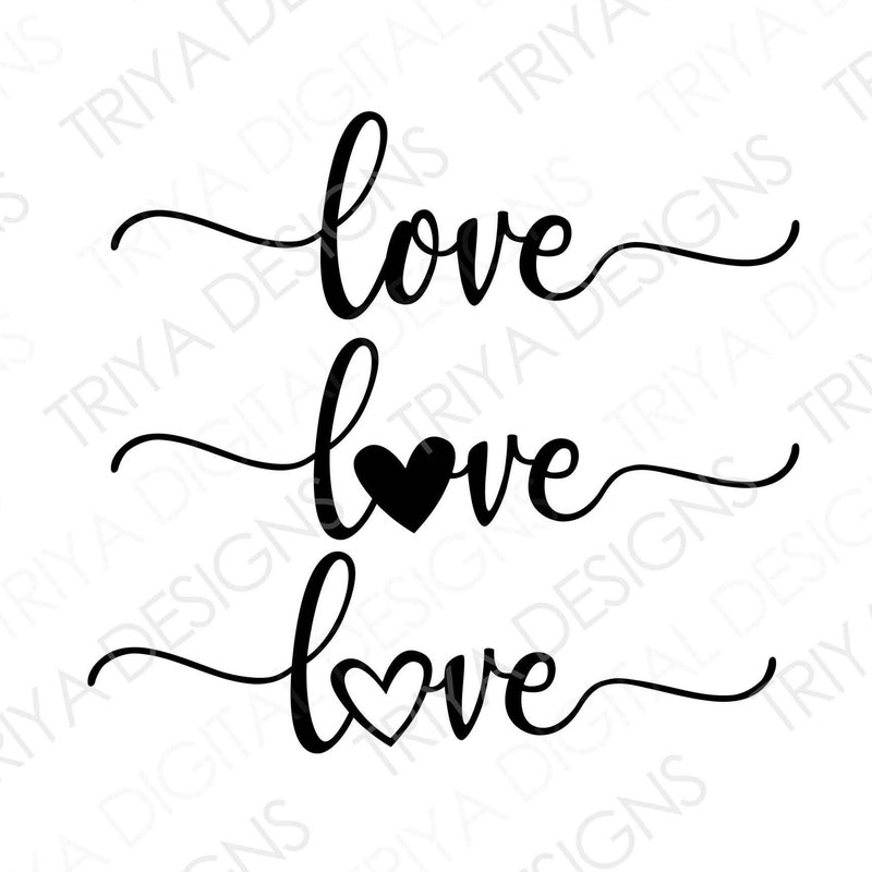 Love Cursive - Etsy