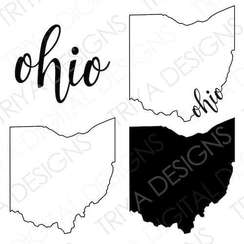 Ohio Heart SVG - Etsy