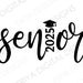 Senior 2026 With Grad Cap SVG | Graduation SVG Cut File, Graduation ...