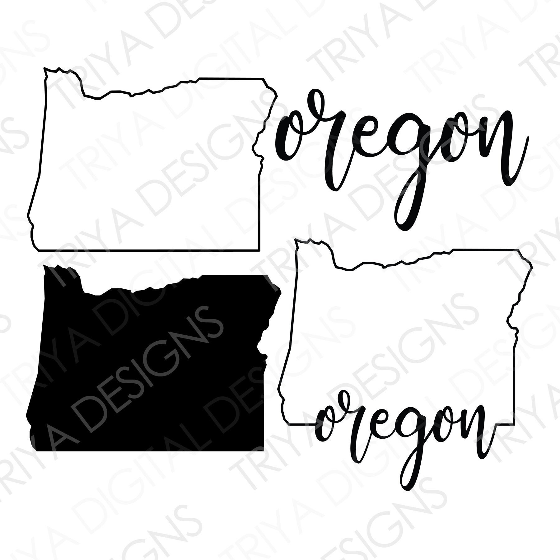 Oregon Svg