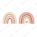Bright Rainbow SVG Cut File Hand Drawn Rainbow Sticker SVG File Instant ...
