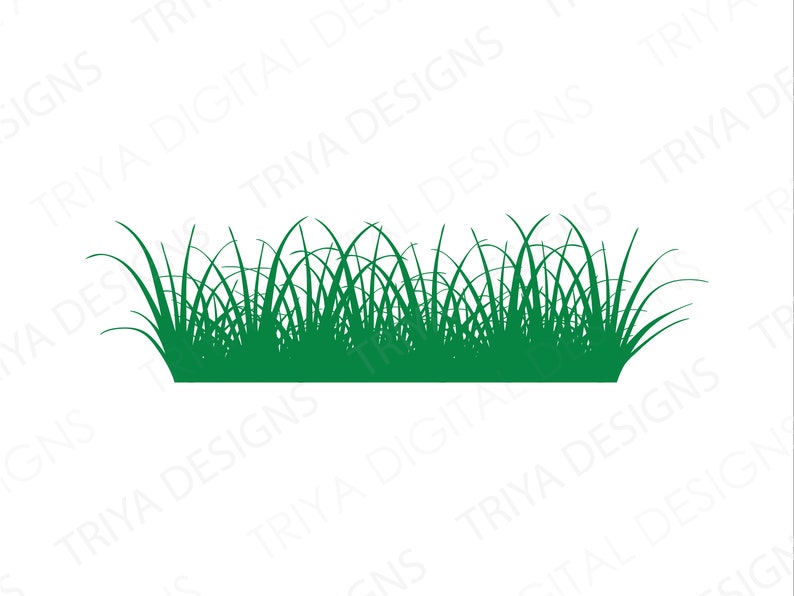 Grass Border SVG Cut File Grass Line PNG Grass Sketch - Etsy Ireland
