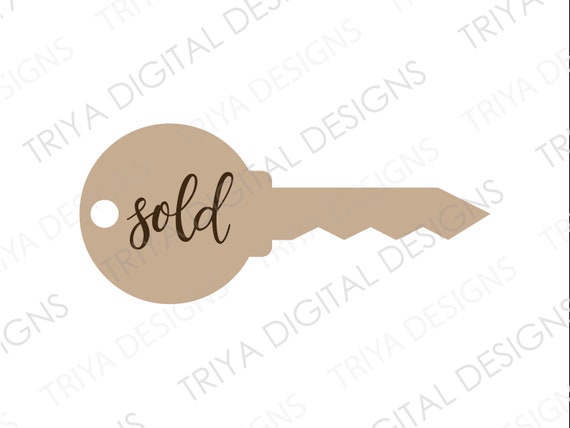 Sold House Key Icon SVG Cut Files Key Ornament PNG Key - Etsy