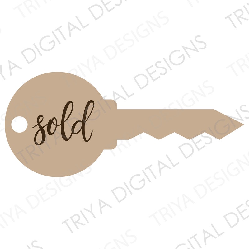 Sold Key Sign - Etsy