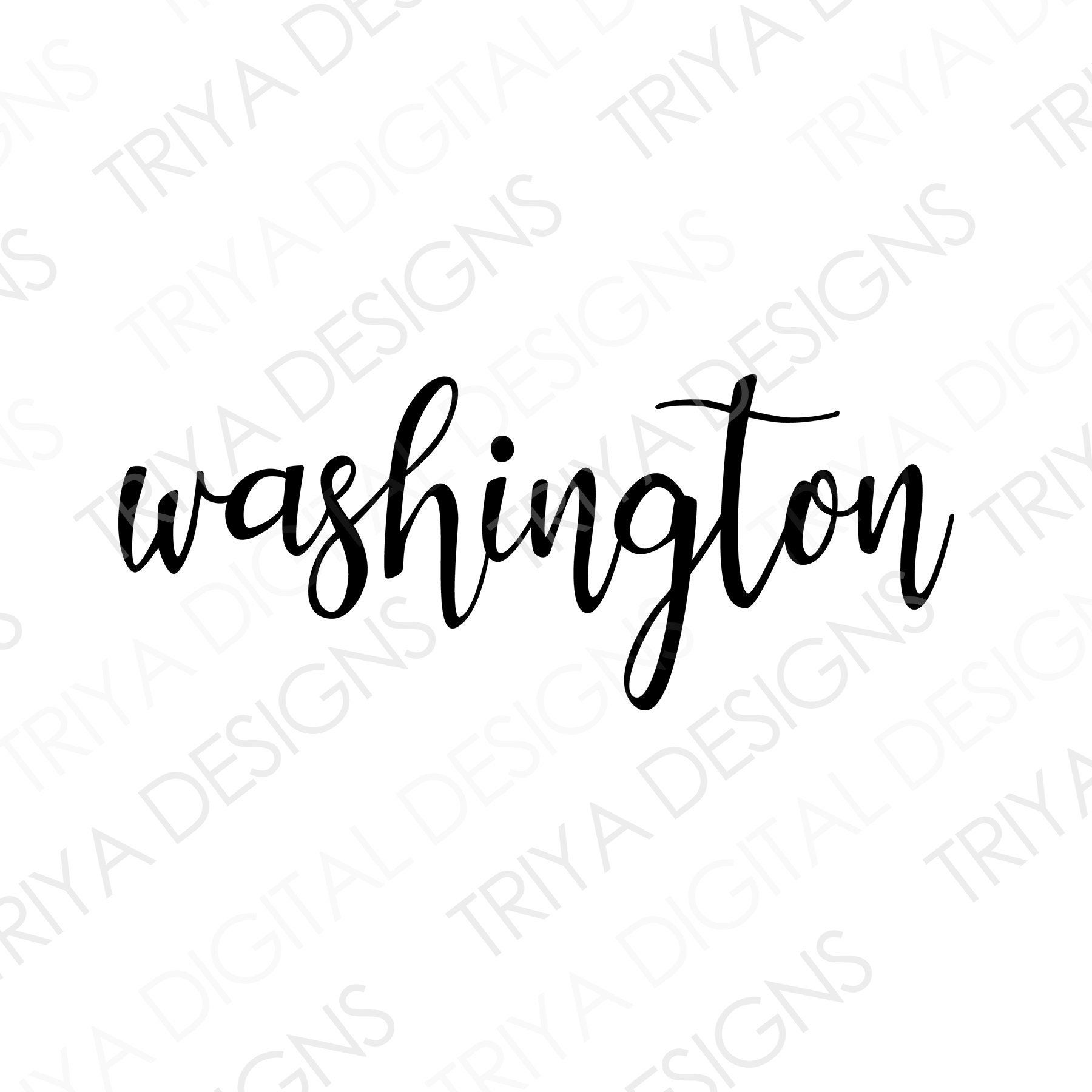 Washington SVG Bundle Washington Outline With Text State - Etsy