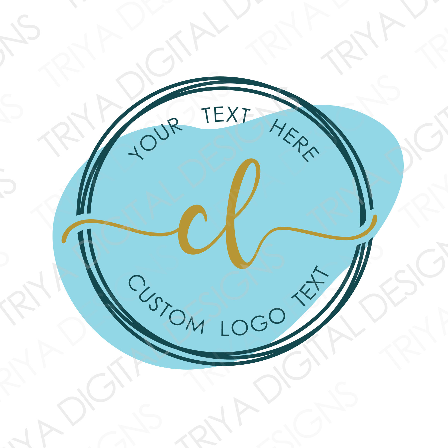 Logotipo personalizado SVG / Letras cursivas con letras a mano | Etsy