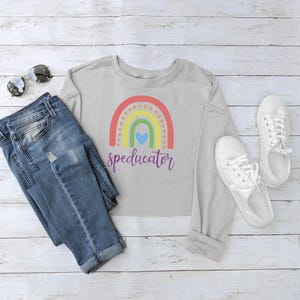 Speducator Rainbow SVG & PNG | Special Education Teacher Cut File ...