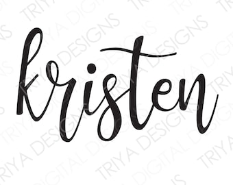 Kristen Name - Etsy