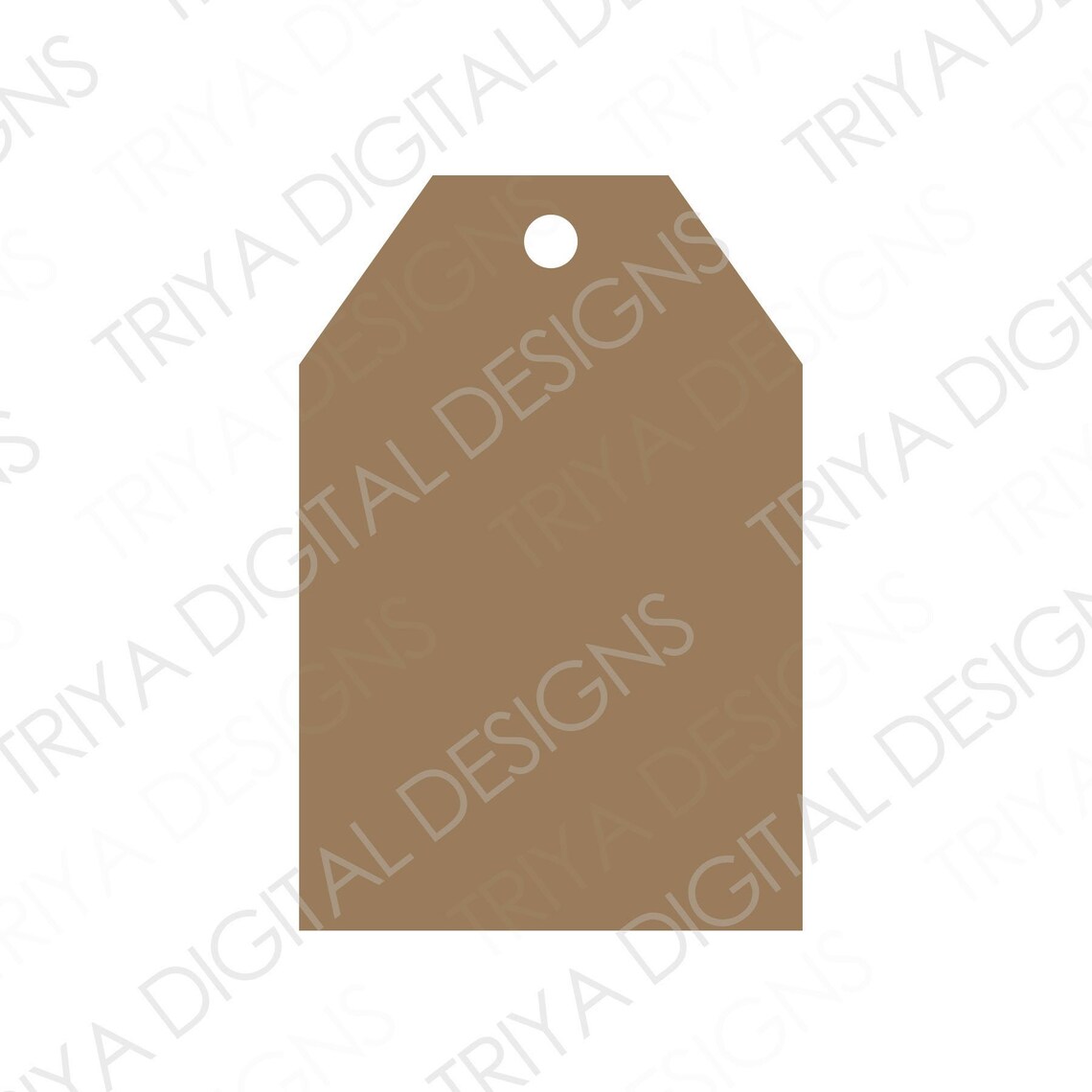 DIY Gift Tag Cutout SVG File Printable PNG File Instant | Etsy