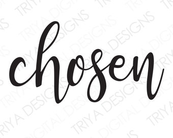 The Chosen One Svg - Etsy Australia
