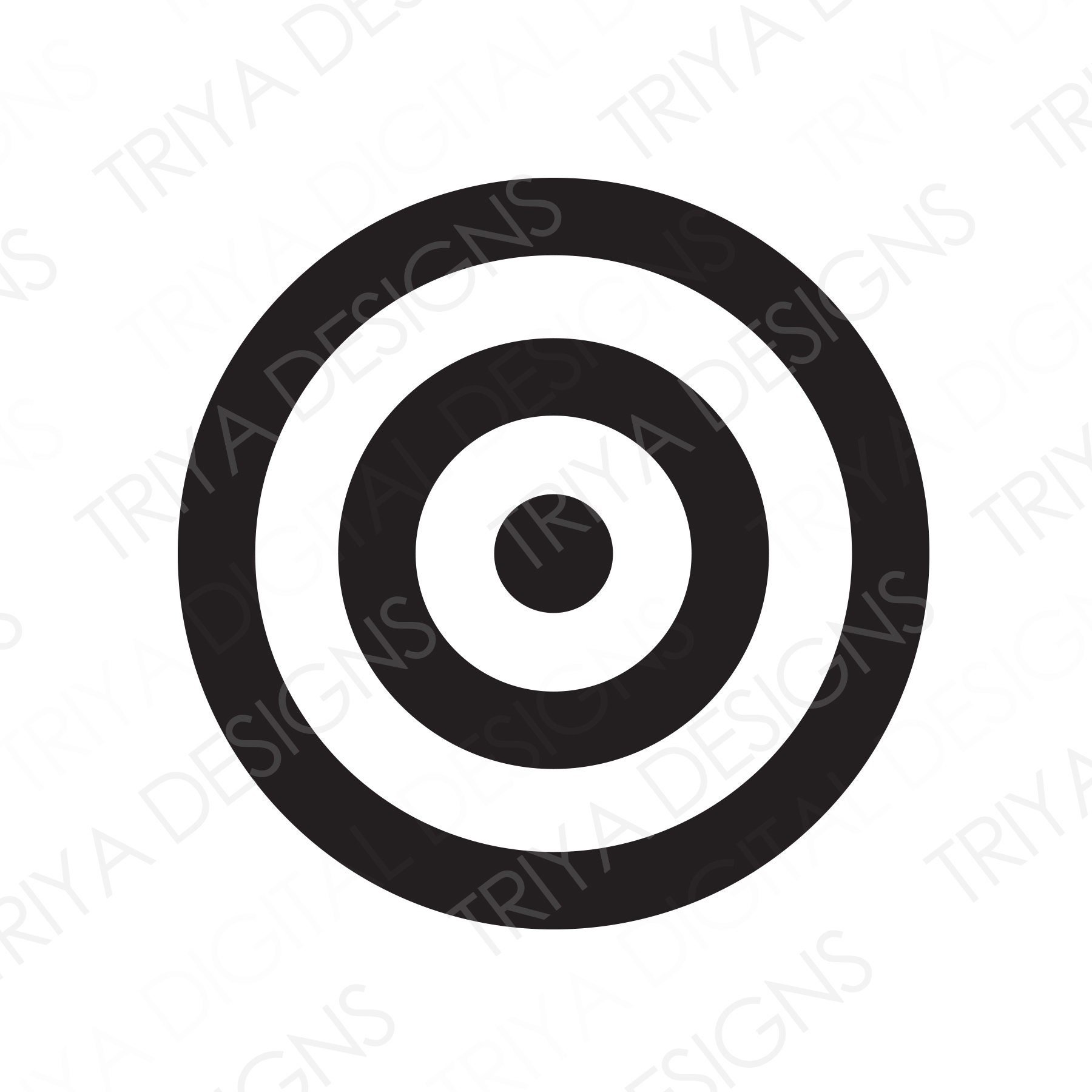 Target SVG Cut File Bullseye, Darts, Archery SVG Files Instant Digital DOWNLOAD - Etsy