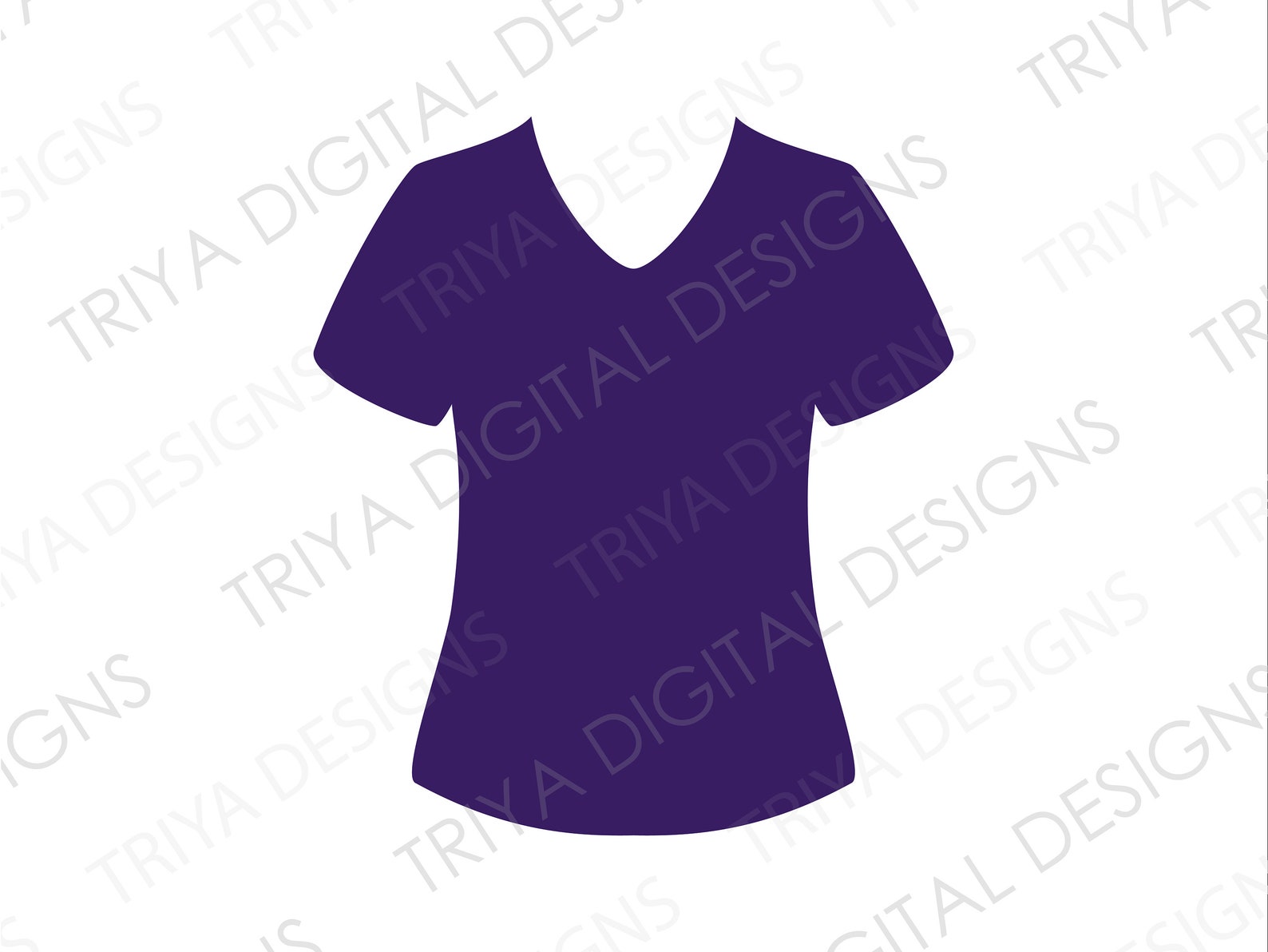 Scrubs Top SVG Cut File Nurse Outfit PNG File Light Blue - Etsy