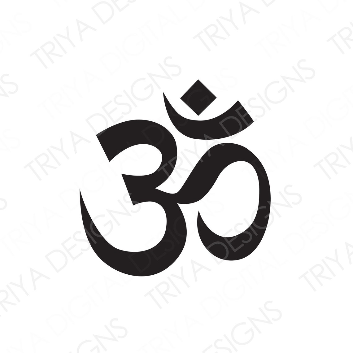 Om Symbol SVG Cut File Aum SVG Files Instant Digital | Etsy