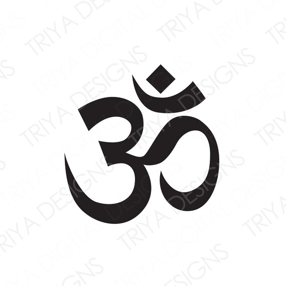 Om Symbol SVG Cut File Aum SVG Files Instant Digital - Etsy Finland
