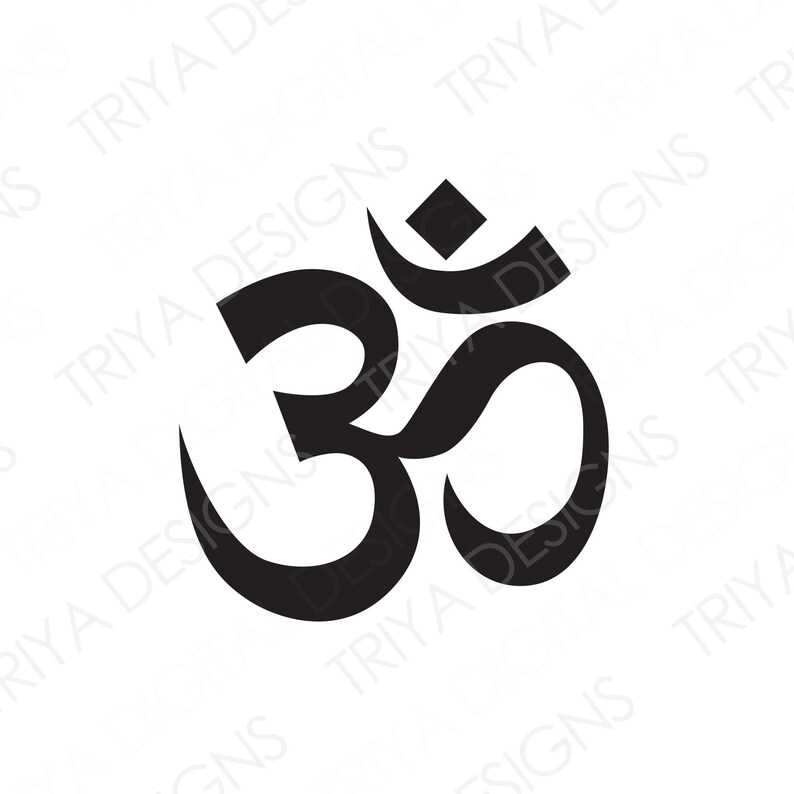 Om Symbol SVG Cut File Aum SVG Files Instant Digital - Etsy UK