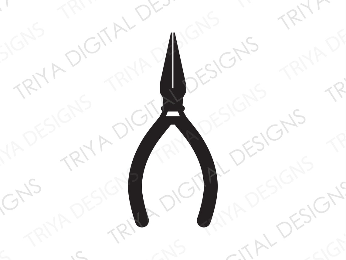 Pliers Clipart SVG Cut File Pliers Saw Tools Plier Clipart - Etsy