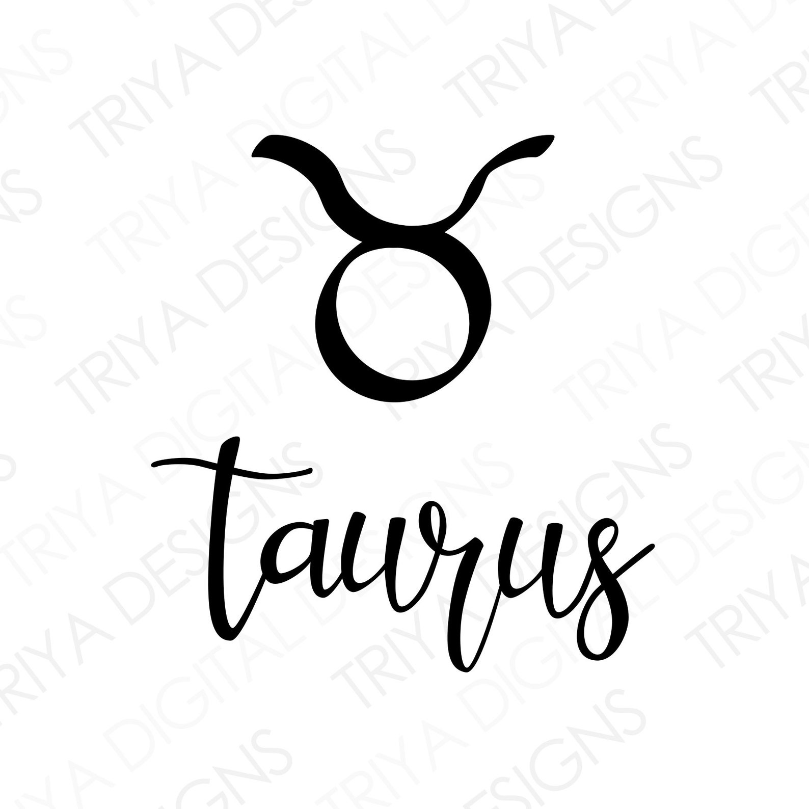 Taurus SVG Bundle Zodiac Sign Sun Sign SVG Cut Files - Etsy