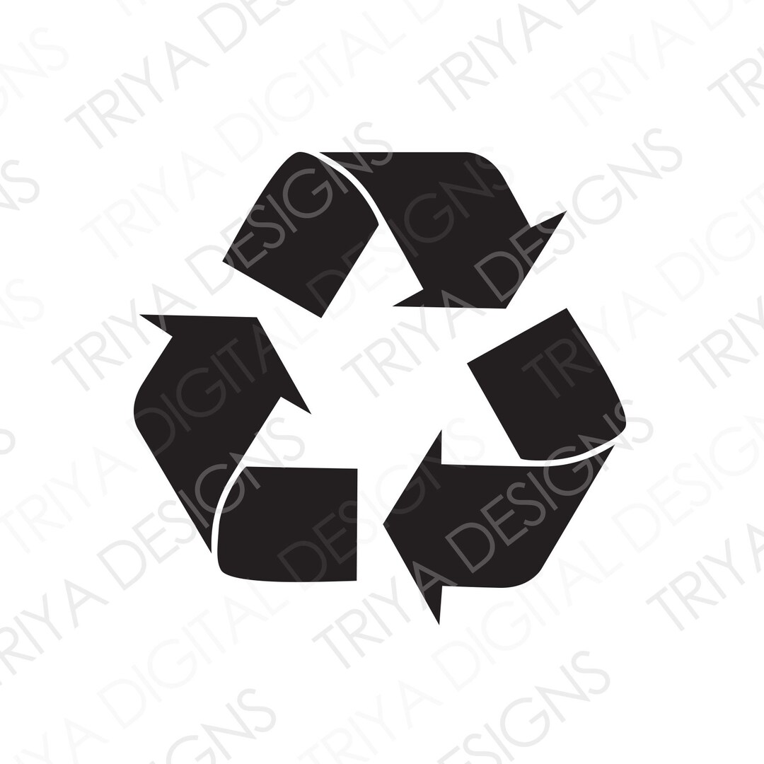 Recycle Symbol SVG Cut File | Recycle Logo, Recycling Arrow, Three ...