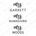 Mrs. Custom Last Name SVG, Png, Jpg | Hand Lettered Cursive Text | Just ...