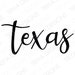 Texas SVG Bundle Texas Outline With Text Cut File State of - Etsy