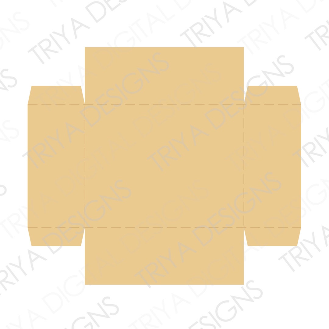 DIY Box Cutout SVG File | Printable Png, Pdf, Jpg Instant DOWNLOAD ...
