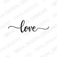 Love Svg - Etsy